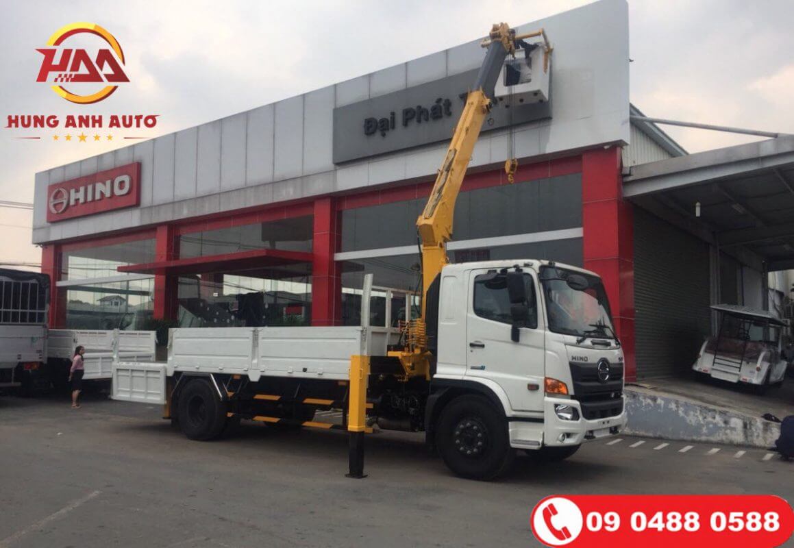 Xe tải HINO gắn cẩu Soosan 6 Tấn | Xe tải HINO FG8JP7A gắn cẩu 6 Tấn